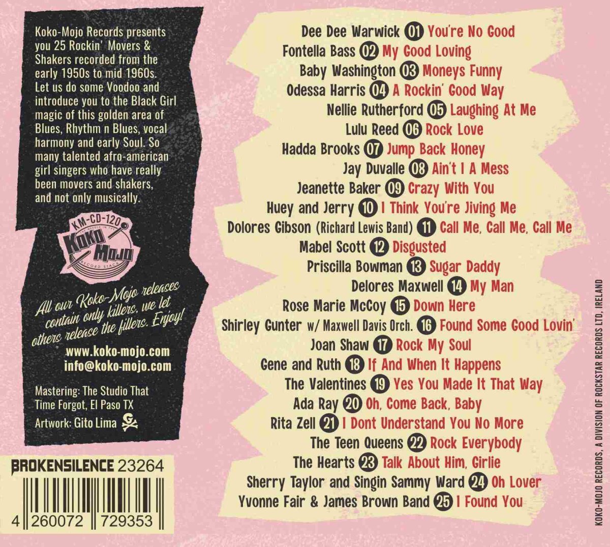 25 rockin movers and shakers most of them performed by female black s ...