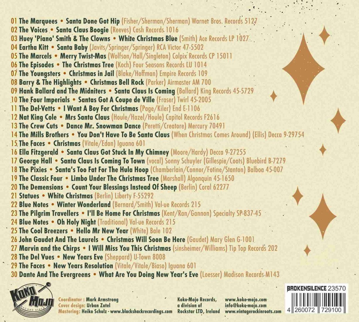 More DooWop Christmas Gems! 30 Christmas Hits in DooWop style, 14,28