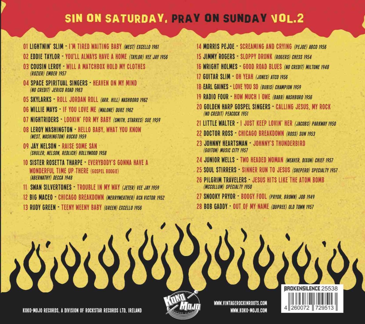 Sin On Saturday, Pray On Sunday V2 - Screaming & Crying, 15,49