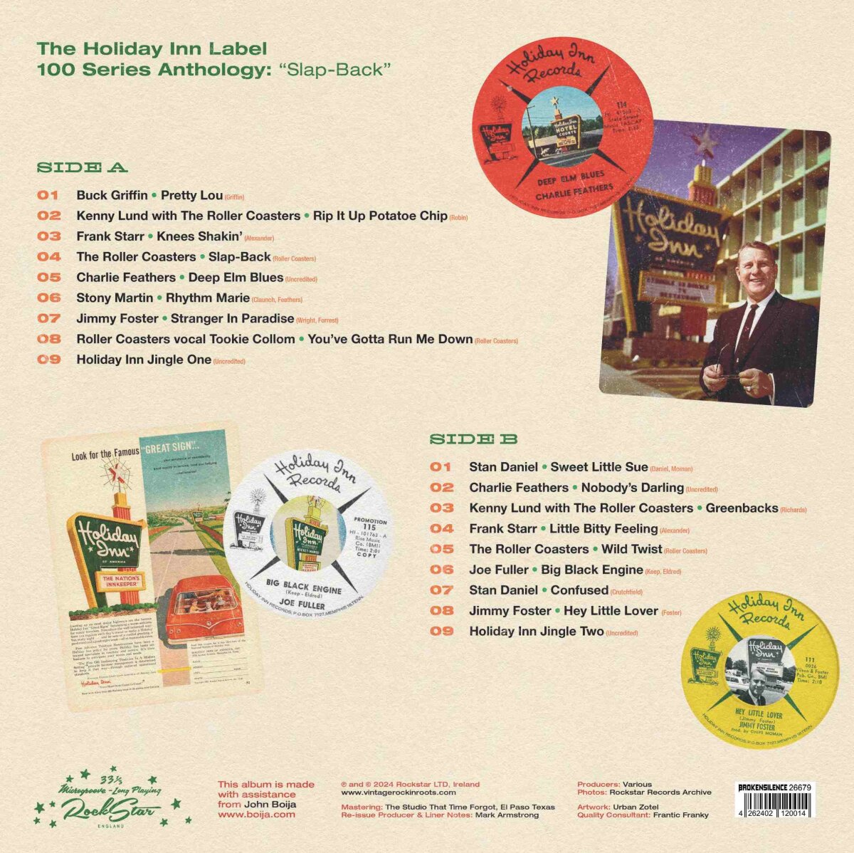 The Holiday Inn Label 100 Series Anthology 12inch + CD, 29,99
